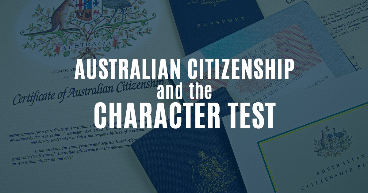 Australian Citizenship Character Test | Hall Payne Lawyers