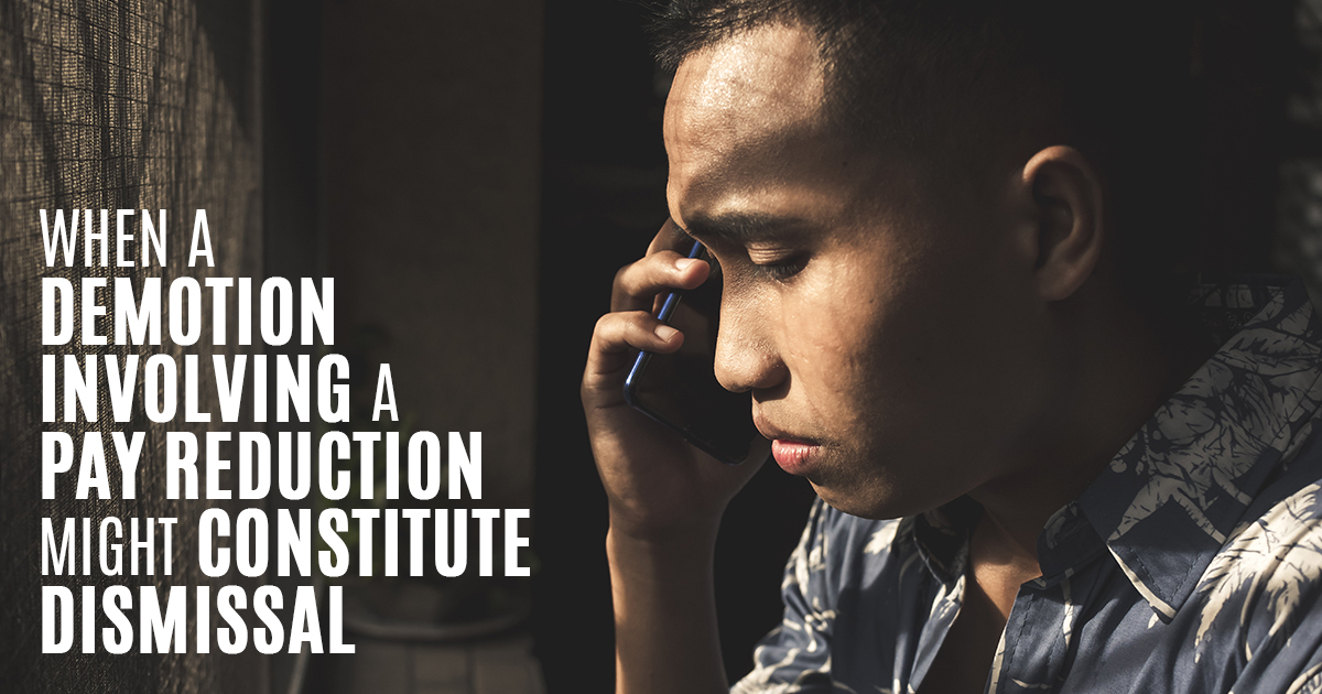 Demotions and Unfair Dismissal | Hall Payne Lawyers