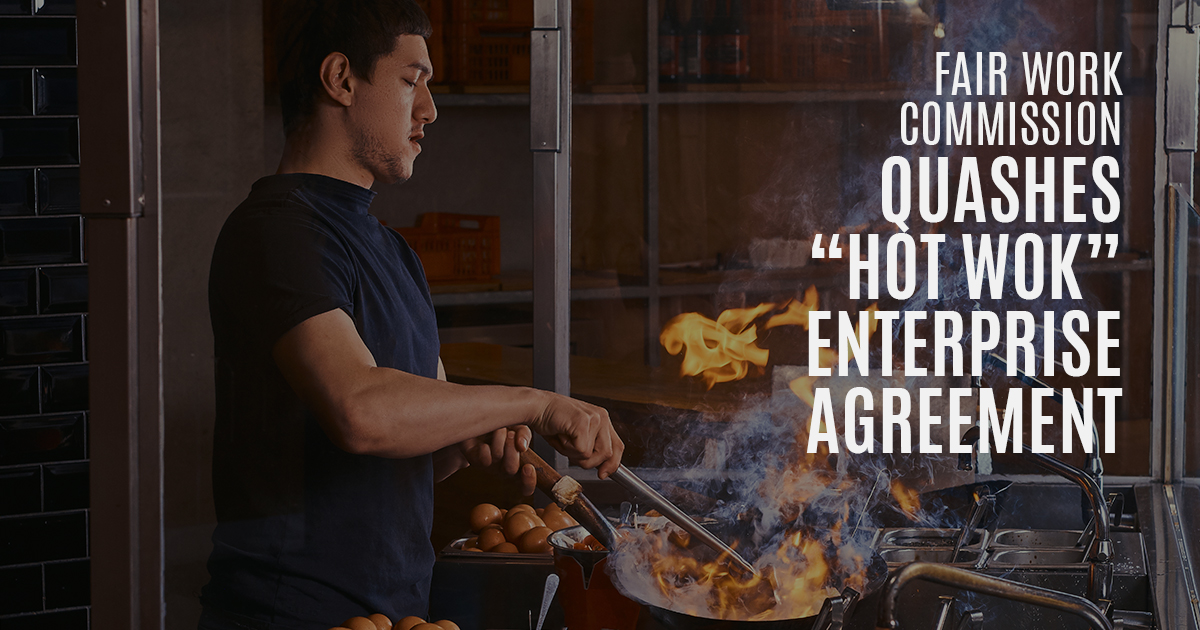 Sham Enterprise Agreement Quashed by FWC | Hall Payne Lawyers