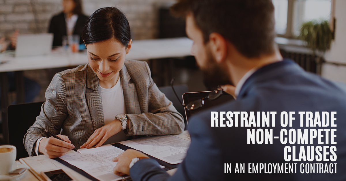 Restraint of Trade Non-Compete Clauses | Hall Payne Lawyers
