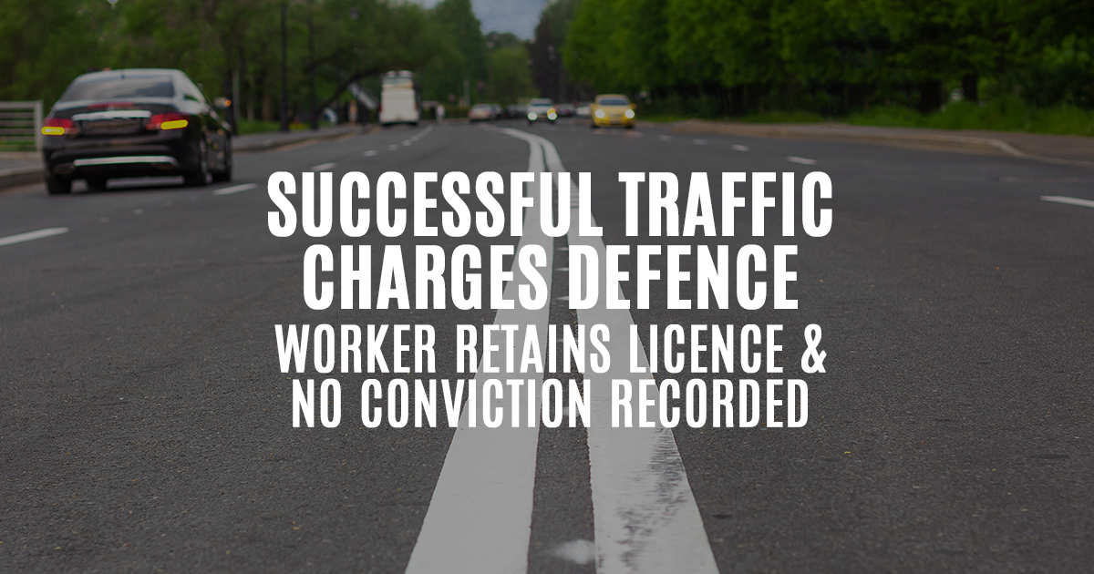 Licence Retained After Successful Defence of Traffic Charge NSW