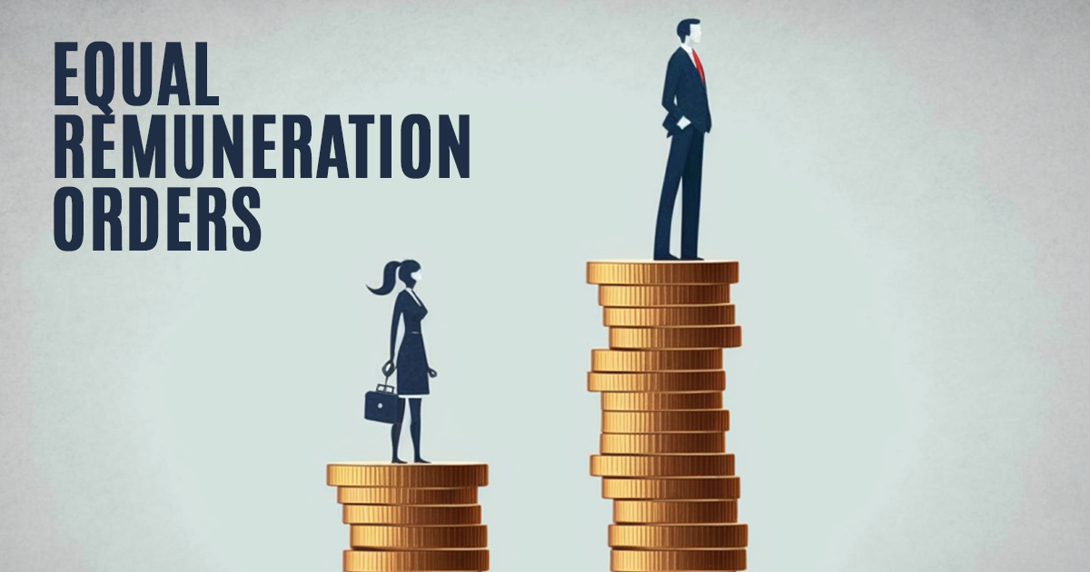 Equal Remuneration Orders to Address Pay Equity