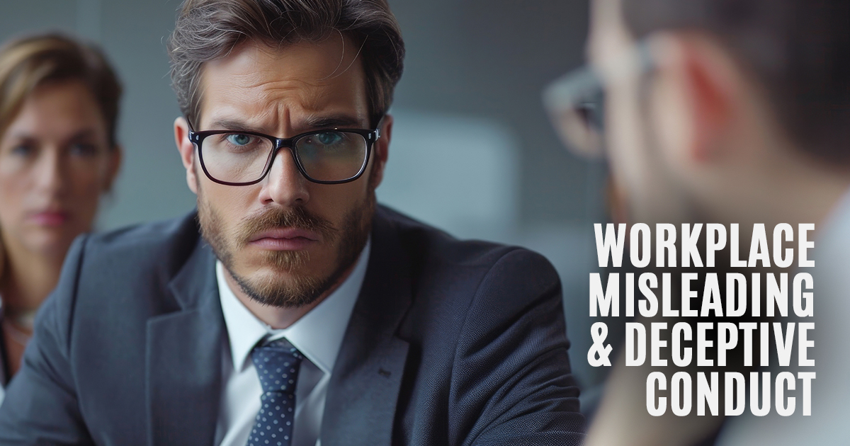 Misleading and Deceptive Conduct in the Workplace